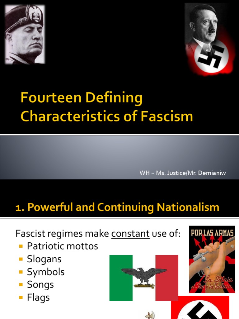 Understanding Fascism's Traits | PDF | Nazi Germany | Fascism