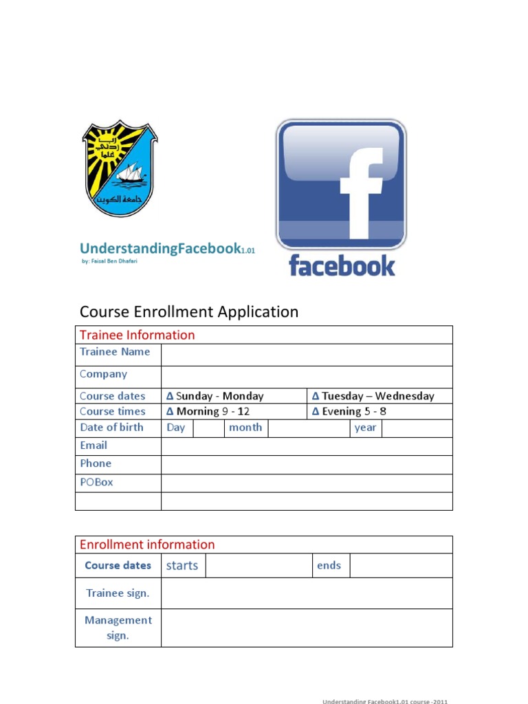Facebook Course | PDF | Career & Growth