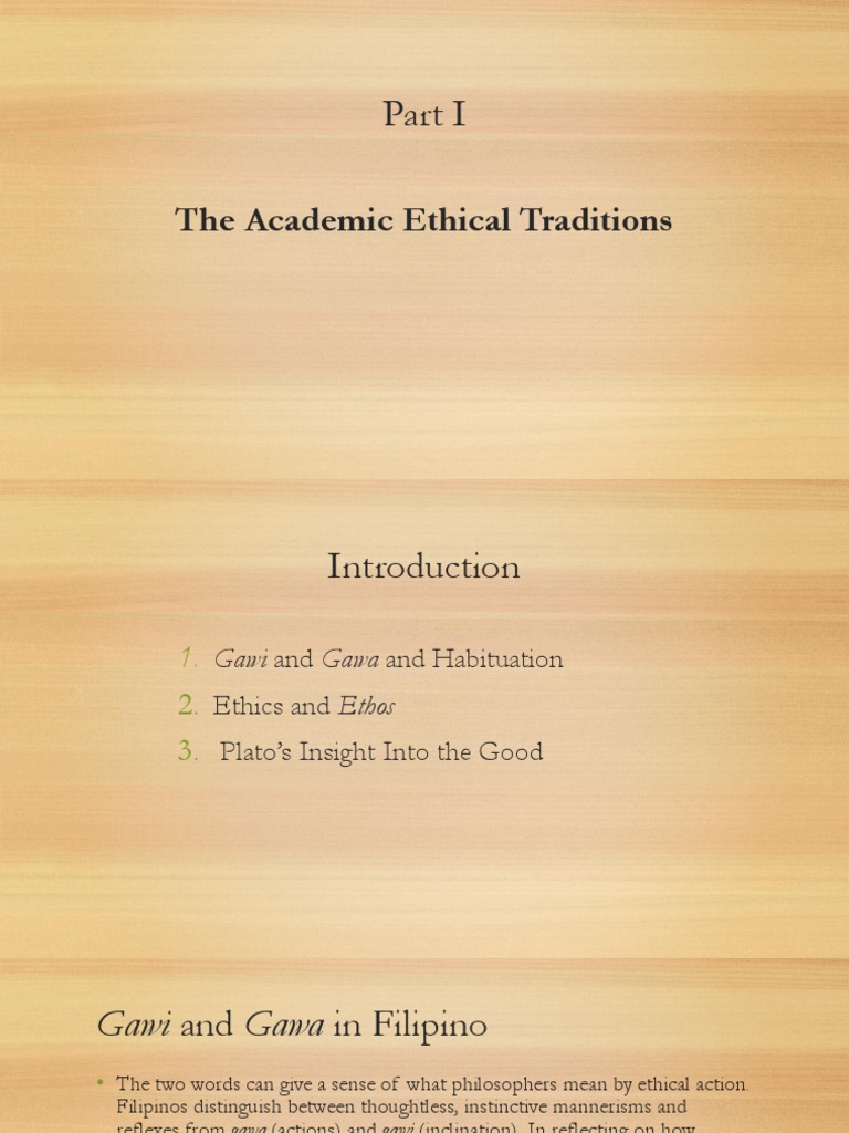 The Academic Ethical Traditions | PDF | Philosophical Theories ...