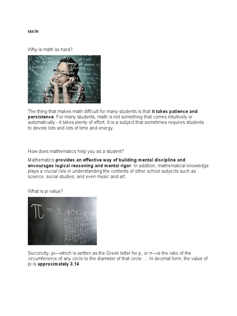 19-Why Is Math So Hard | PDF