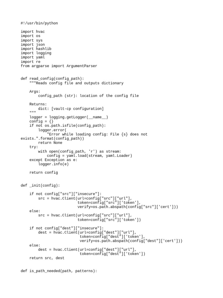 Vault-Cp Py | PDF | Subroutine | Parsing