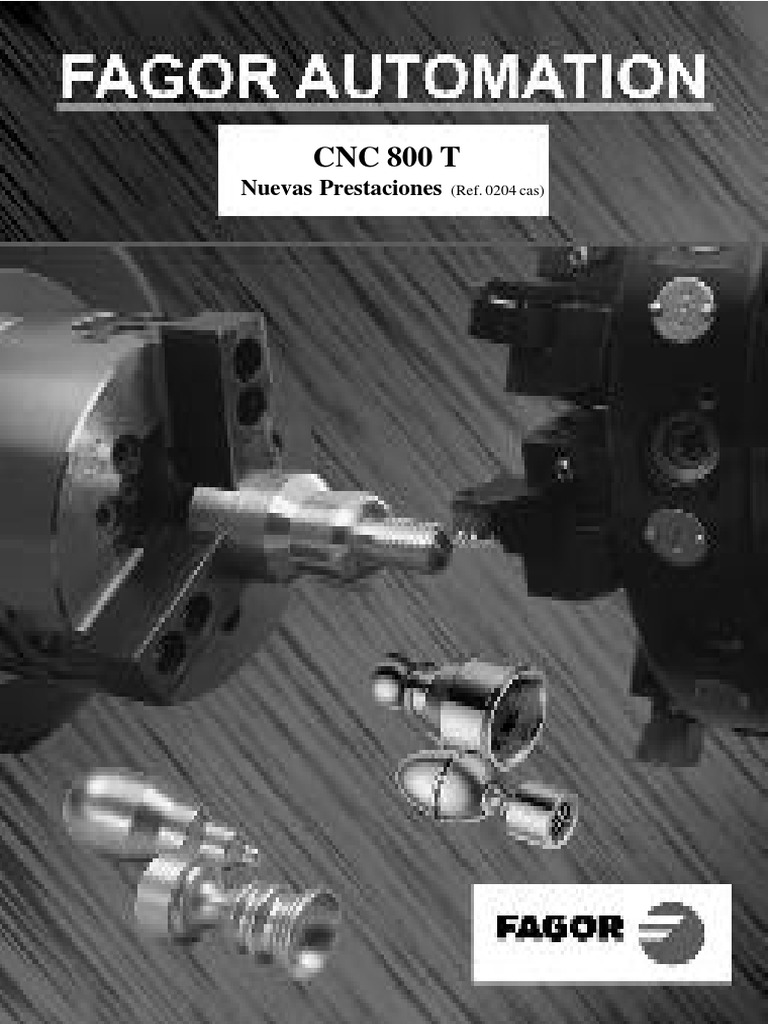 Torno Fagor | PDF | Control numerico | Mecanizado
