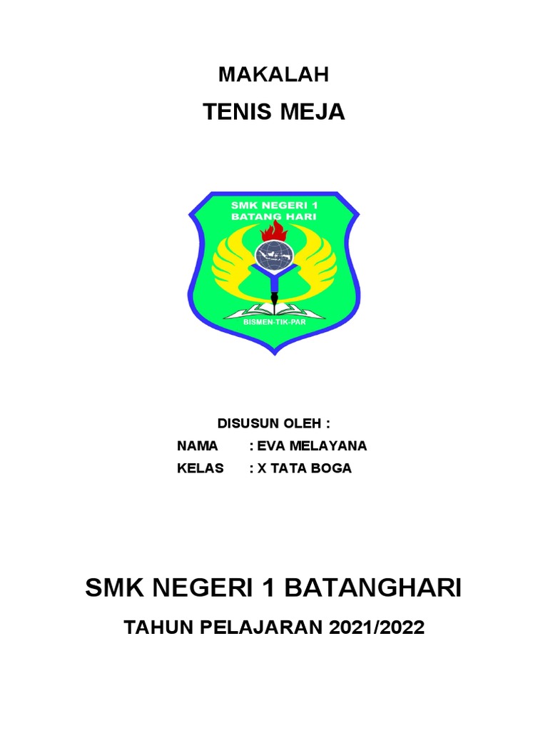 Makalah Cover SMK 1 2 3 | PDF