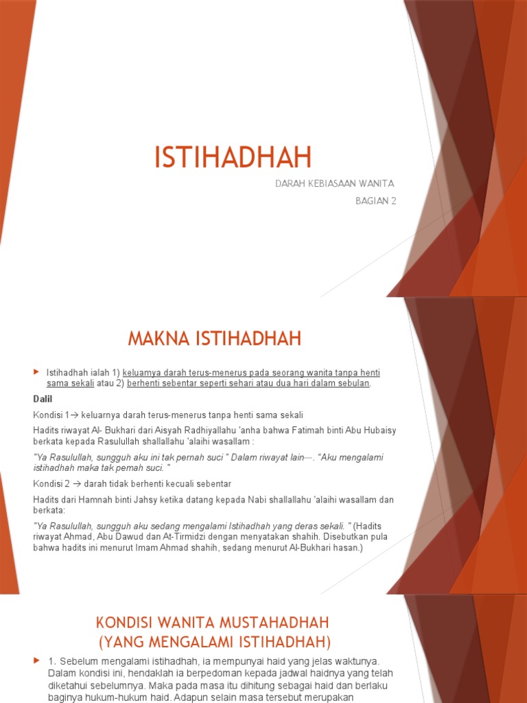 ISTIHADHAH | PDF