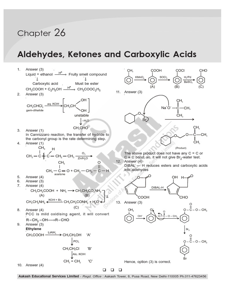 Oxidation, Reduction, and Functional Group Interconversions of ...