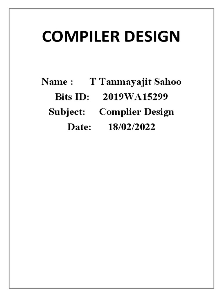C Program To Construct Predictive / LL (1) Parsing Table For The ... C Program To Construct Predictive / LL (1) Parsing Table For The ...