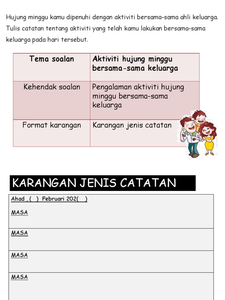Catatan (Aktiviti Hujung Minggu) | PDF