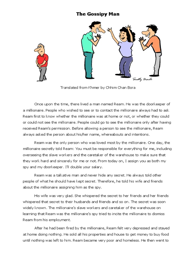 The Downfall of a Gossipy Doorkeeper | PDF