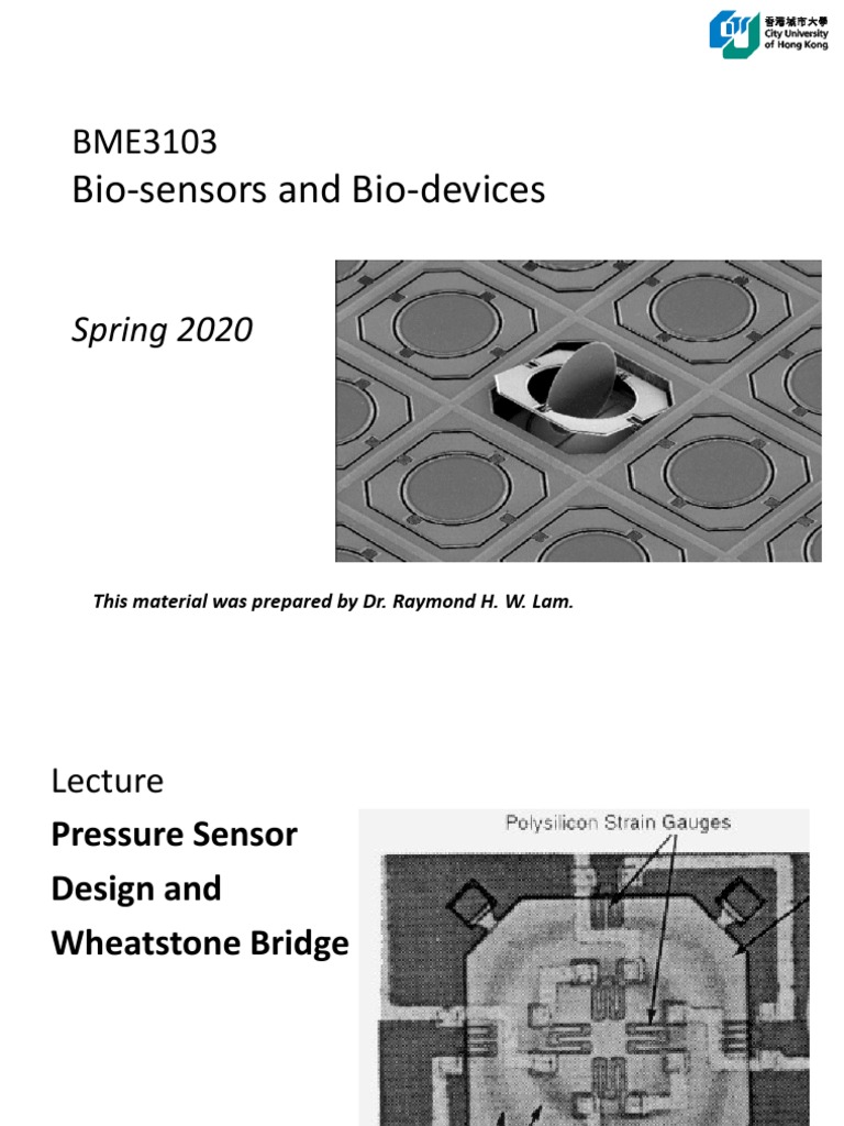 Bio-Sensors and Bio-Devices: Spring 2020 | PDF | Capacitor | Capacitance