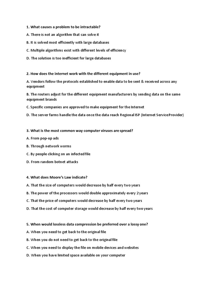 Big Idea 4 Questions Vs 01 | PDF | Transmission Control Protocol | Data ...