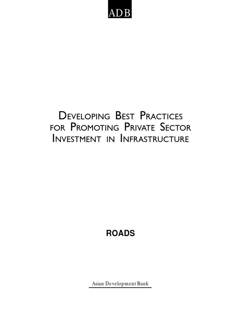 ADB Toolkit For Highway PPP Projects | PDF | Asian Development Bank ...
