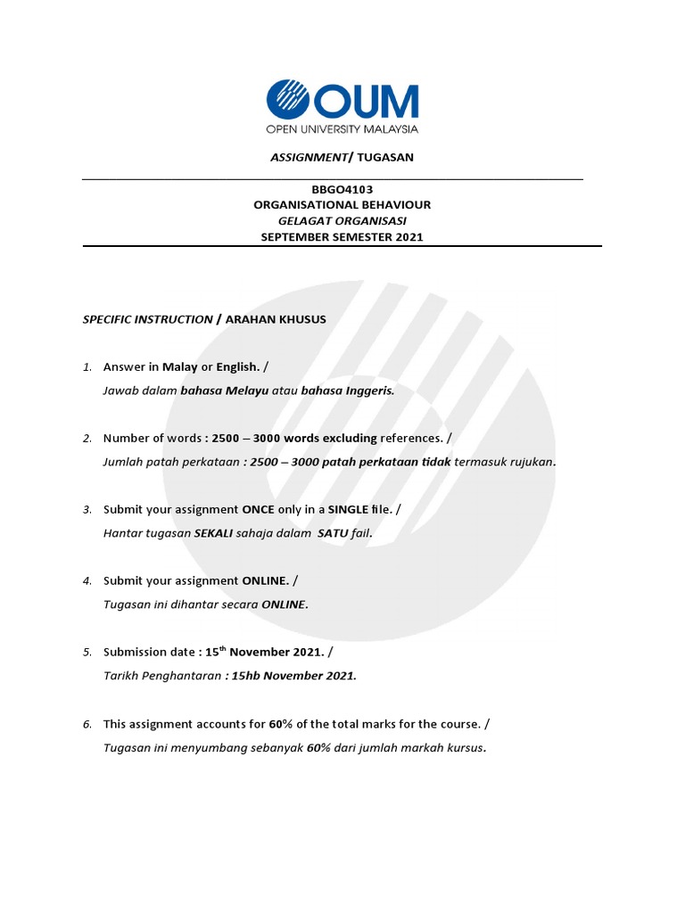 BBGO 4103 Organisationa Behaviour | PDF | Cognitive Science | Applied Psychology