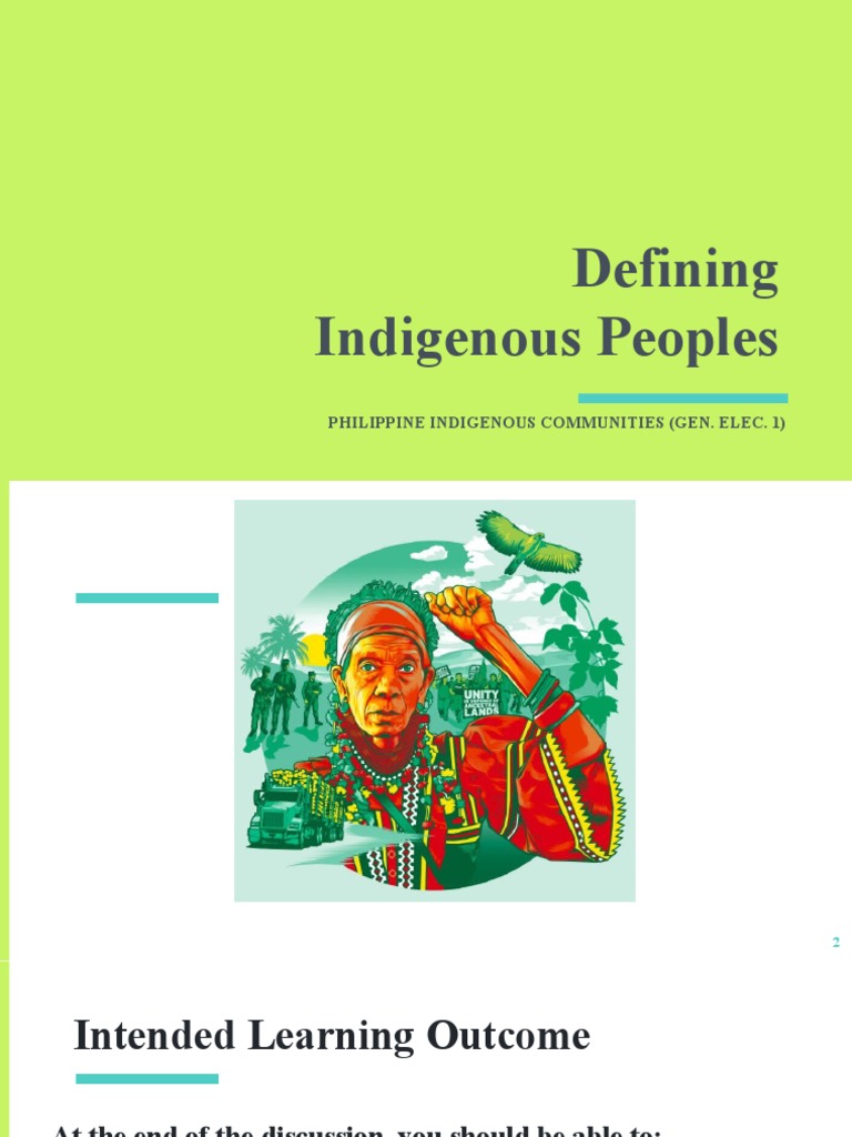 Defining Indigenous Peoples | PDF | Indigenous Peoples | Identity ...