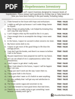 Mood Disorder Questionnaire | PDF | Mental Disorder | Bipolar Disorder