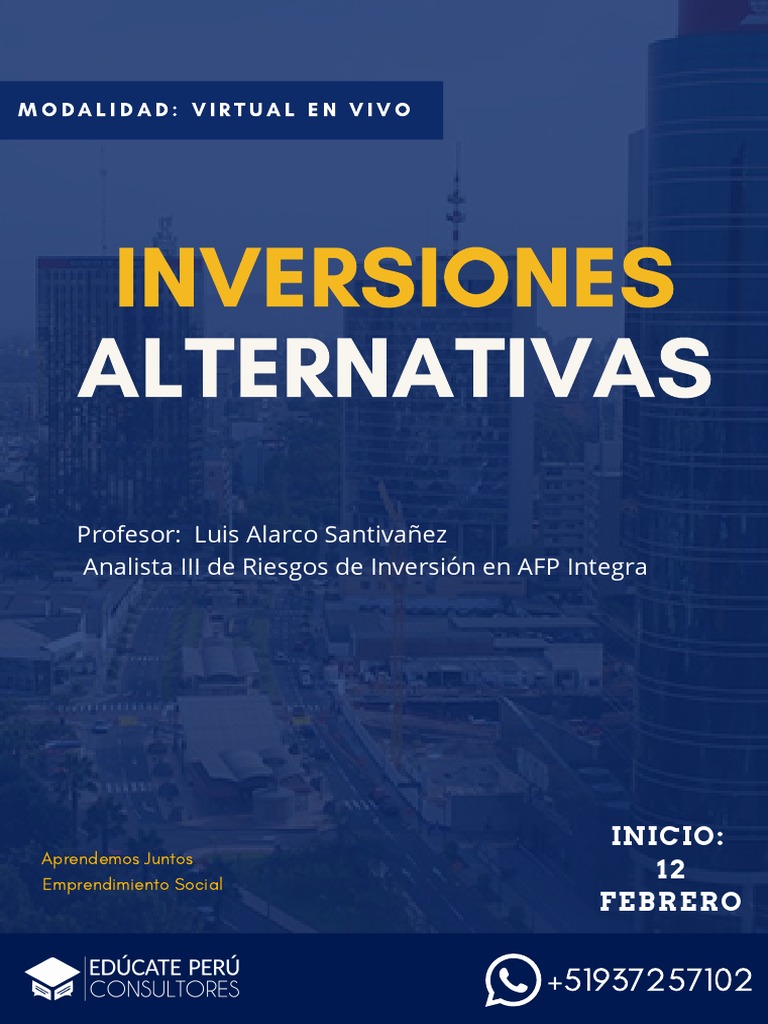 Inversiones Alternativas | PDF | Evaluación | Cognición
