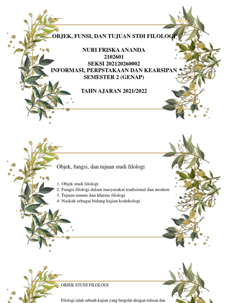 Nuri Friska Ananda-2102061 (Tugas Pertemuan 2 Kodekologi Arab Melayu) | PDF