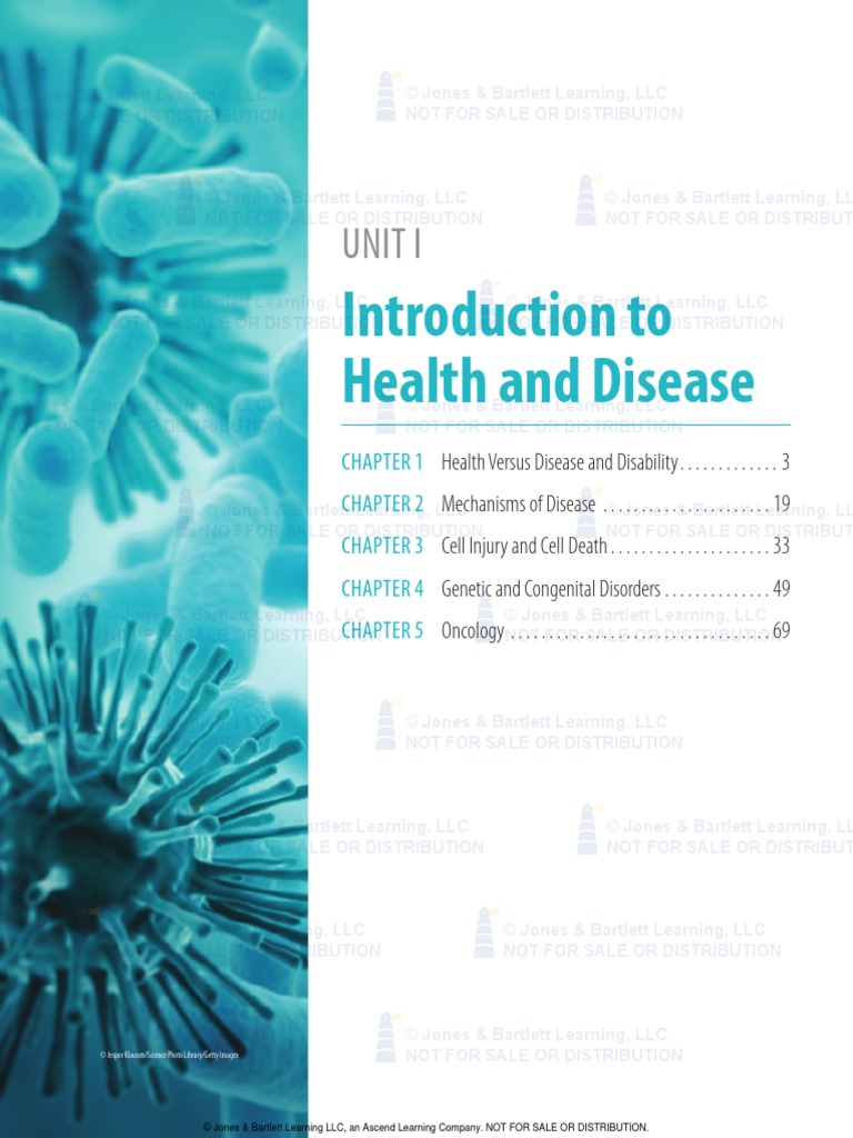 Introduction To Health and Disease: Unit I | PDF | Disability | Medicine