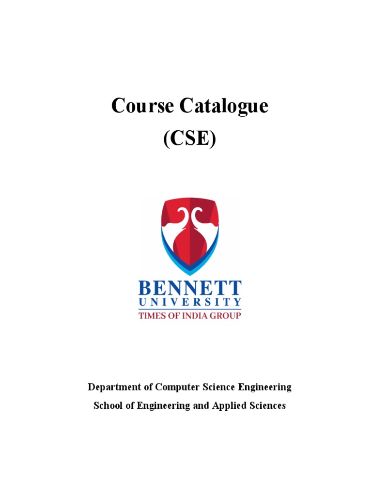 CSE Course Catalogue Detailed Syllabus | PDF | Method (Computer ...