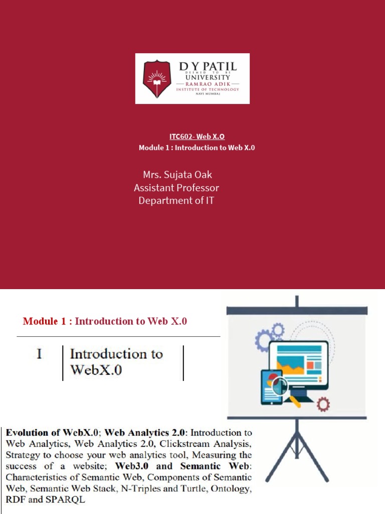 IT TE VI WEBX.O Week 1 | PDF | Semantic Web | Resource Description Framework