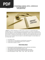 Report Writing Format ISC | PDF