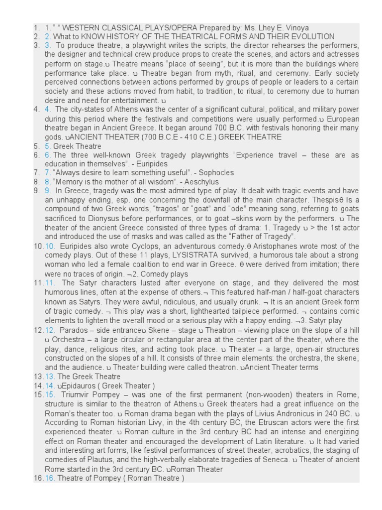 Western Classical Play | PDF | Theatre | William Shakespeare