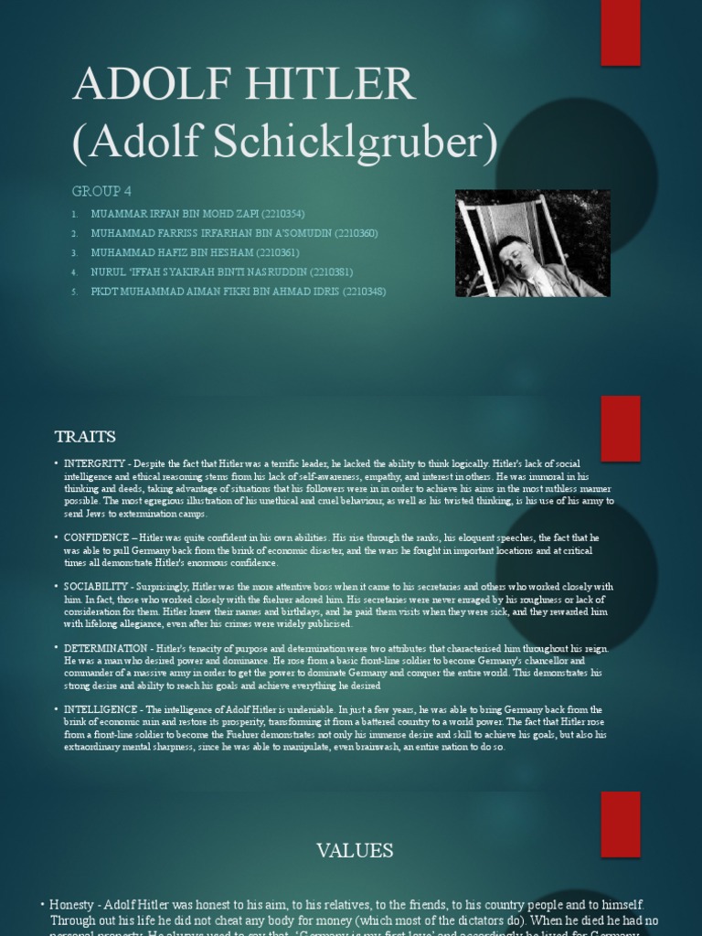 Adolf Hitler | PDF | The Holocaust | Adolf Hitler
