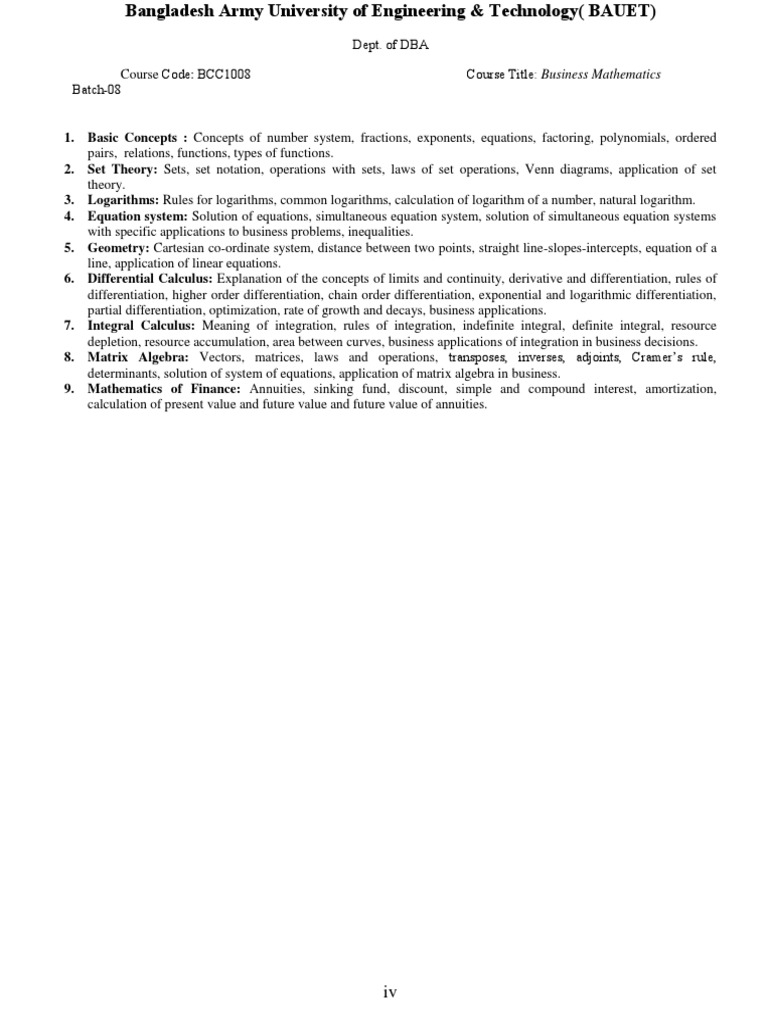 BCC 1008 BusinessMath Book | PDF | Numbers | Set (Mathematics)