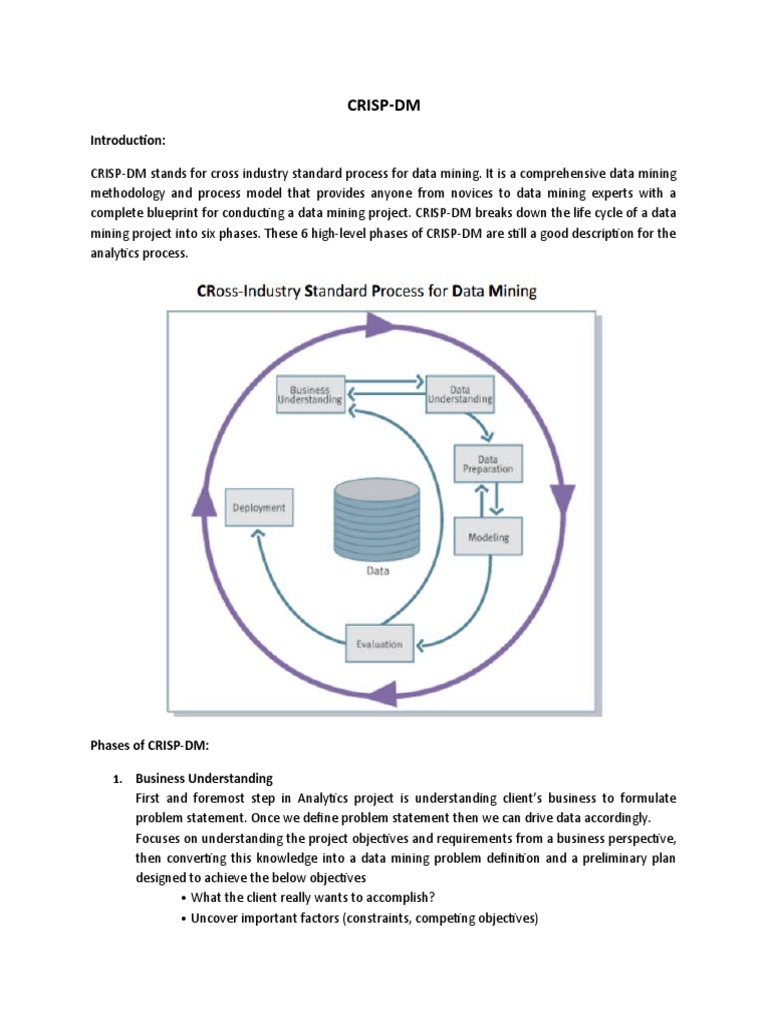 Crisp-Dm | PDF | Data Mining | Statistics