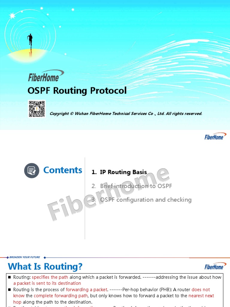 11-OSPF Routing Protocol | PDF | Routing | Computer Engineering