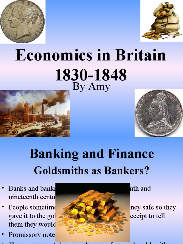 Economics in Britain 1830-1848 | PDF | Banks | Free Trade