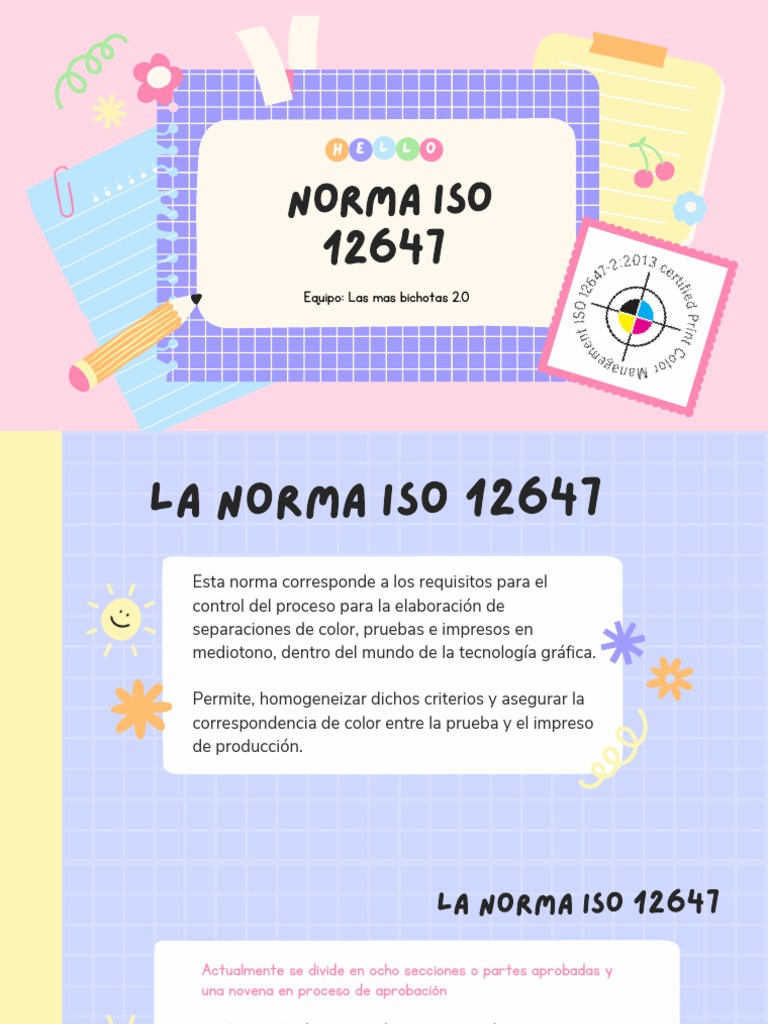 Norma Iso 12647 | PDF | Impresión | Color