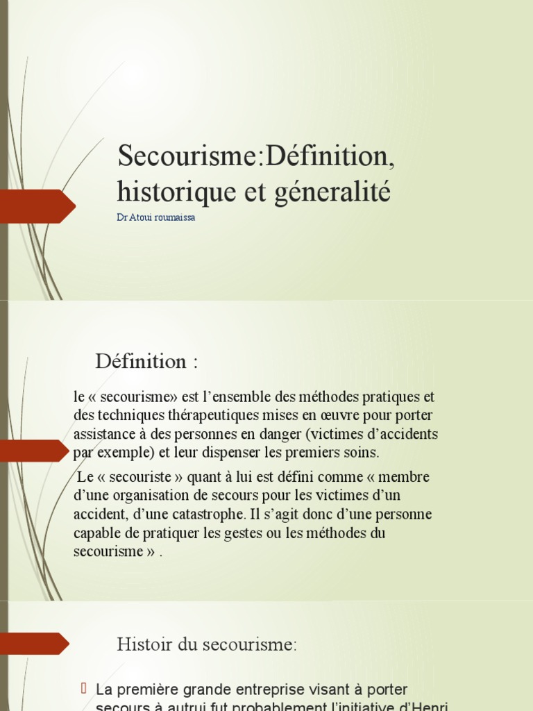 Secourisme | PDF | Premiers secours | Système respiratoire