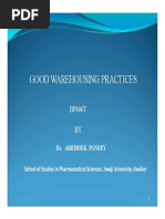 Good Warehousing Practices Checklist | PDF | Warehouse