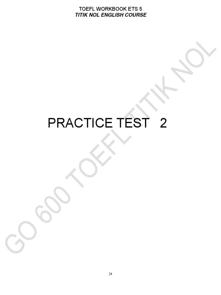 Practice Test 2: Titik Nol English Course | PDF | Aurora | Nervous System