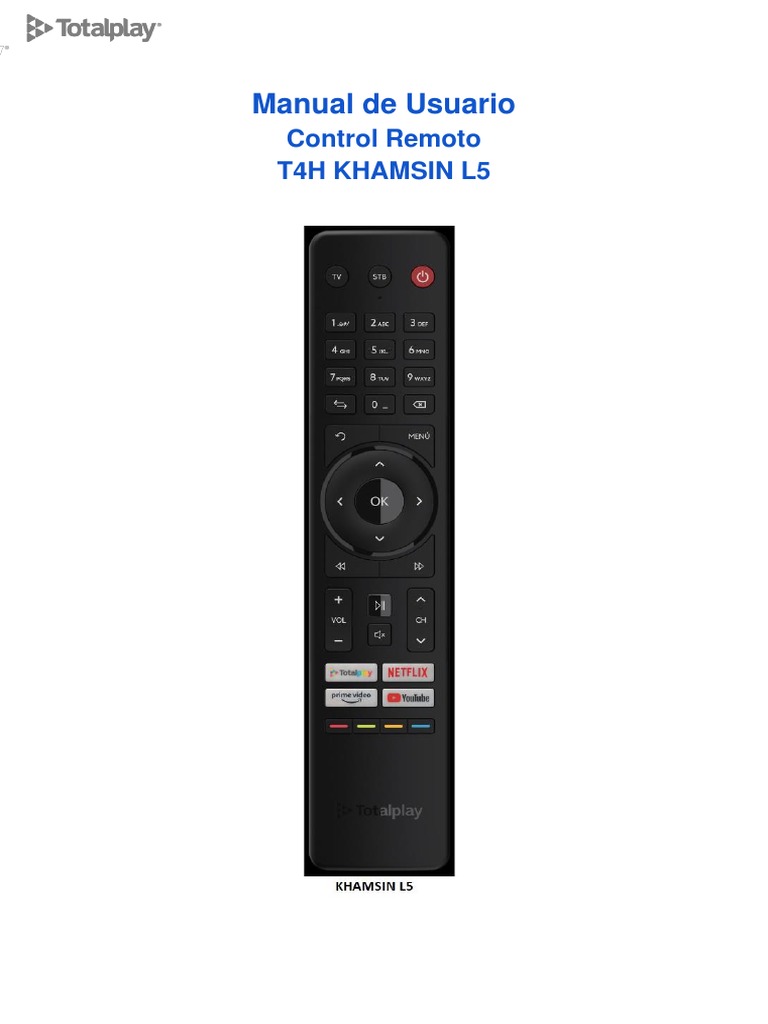Manual de Usuario ControlRemoto | PDF | Control remoto | Bienes ...