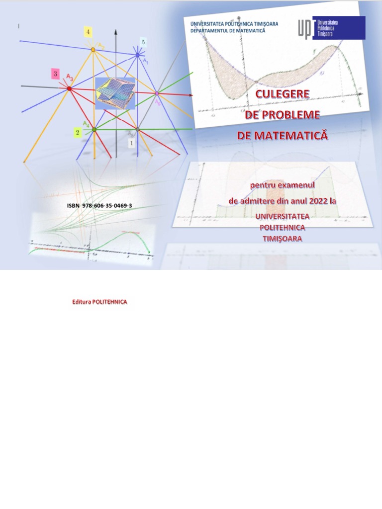 Culegere Admitere UPT 2022 | PDF