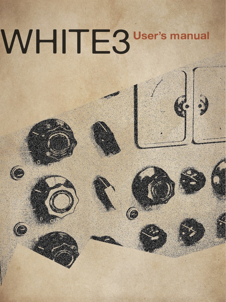 White3 Manual | PDF | Equalization (Audio) | Electrical Engineering