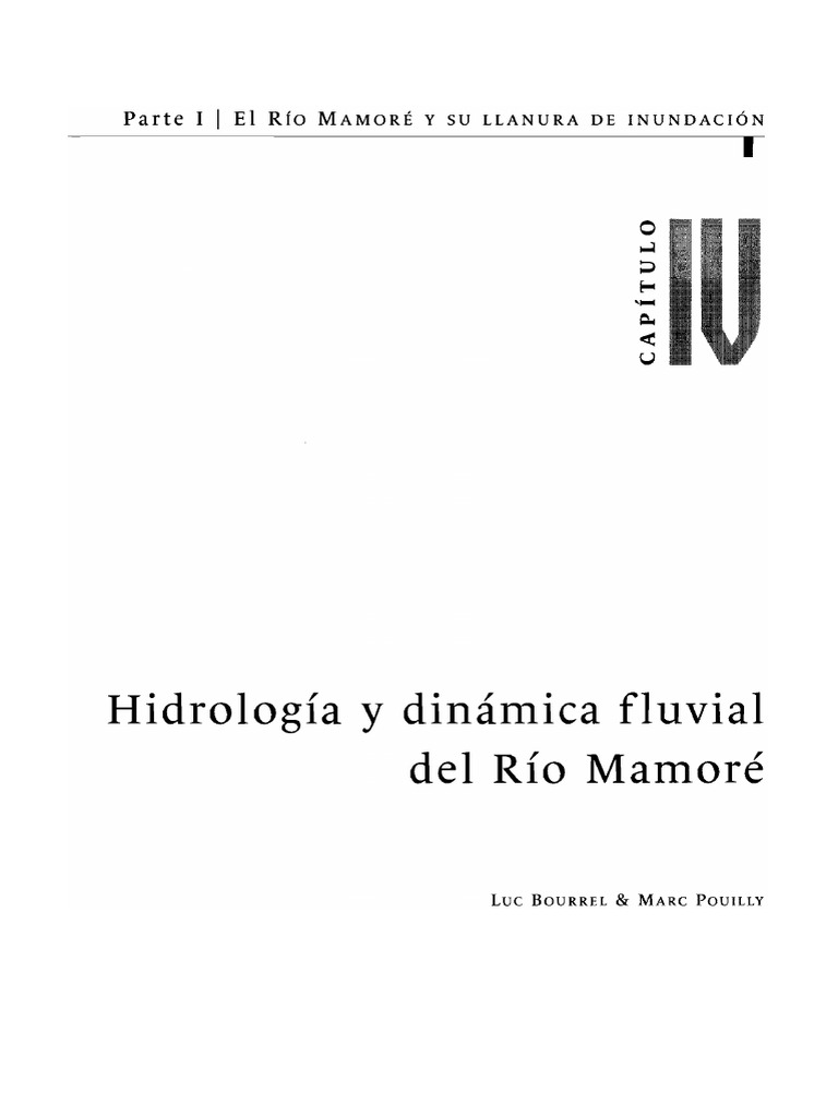 Hidrologia y Dinamica Fluvial Del Rio Mamore | PDF | Inundar | Río