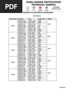 Final Invigilation Timetable 2024 | PDF
