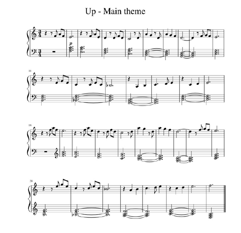 Up Main Theme | PDF