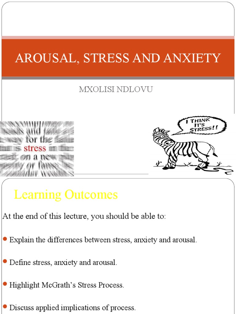Arousal, Stress and Anxiety | PDF | Anxiety | Stress (Biology)
