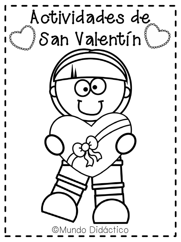 Actividades Dia de San Valentin | PDF | Artes del Lenguaje y ...