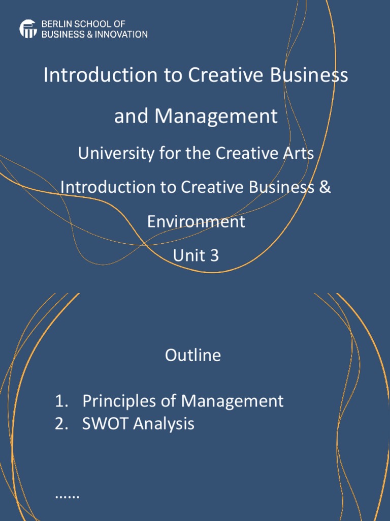 Principles of Management and SWOT Analysis | PDF | Swot Analysis ...