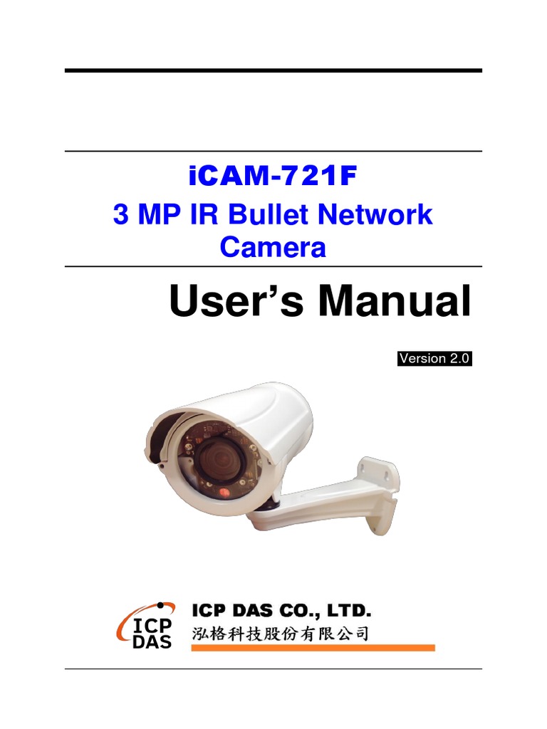 Icam-721f User Manual en | PDF | Internet Explorer | Ip Address