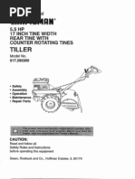 Rotary Tiller Operation & Parts Manual | PDF | Tractor | Transmission ...