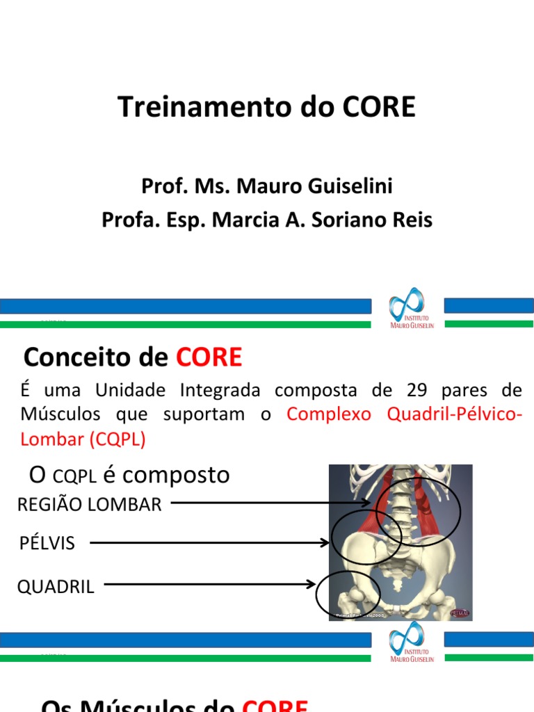 Treinamento do CORE: Conceitos Fundamentais e Músculos Envolvidos | PDF ...