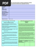 Master Sub-Fee Protection Agreement With Participants' Full Details ...