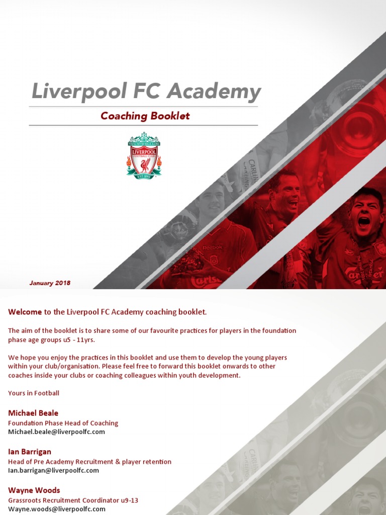 Liverpool FC Academy: Coaching Booklet | PDF | Defender (Association ...