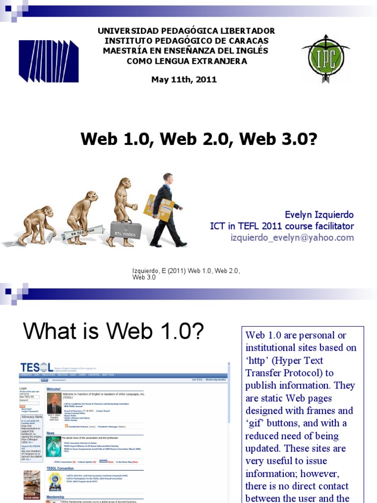 Web 1.0, Web 2.0, Web 3.0 | PDF | World Wide Web | Internet & Web