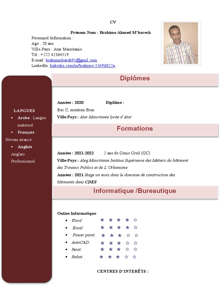 Mon CV | PDF